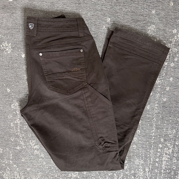 Kuhl | Jeans | Kuhl Rydr Pant Relaxed Fit Espresso Brown Sz 2 Short Mid ...